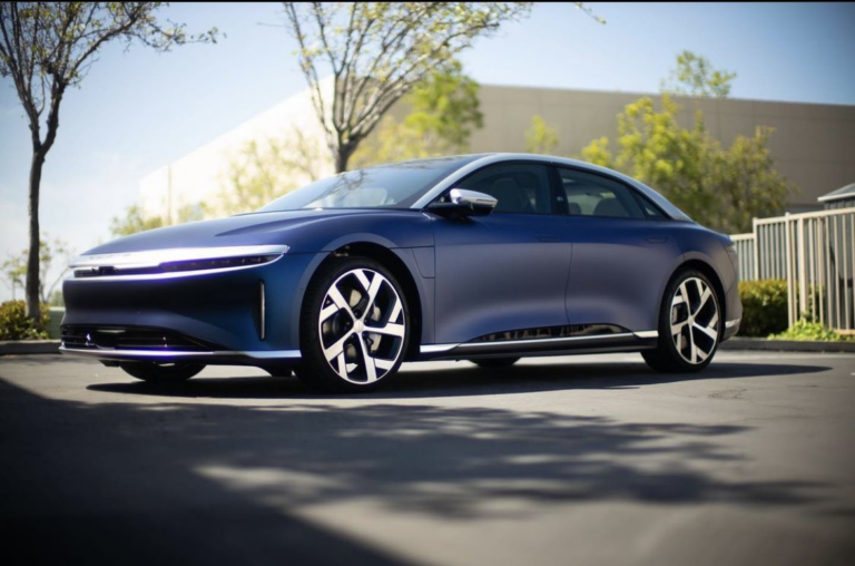 Lucid Air In Blue - Lucid Insider Blog - Lucid Air & Lucid Motors News