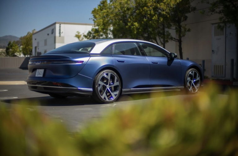 Lucid Air In Blue - Lucid Insider
