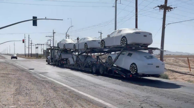 Watch Wrapped Lucid Air Vehicles Leave The Lucid Motors Factor On A Car ...