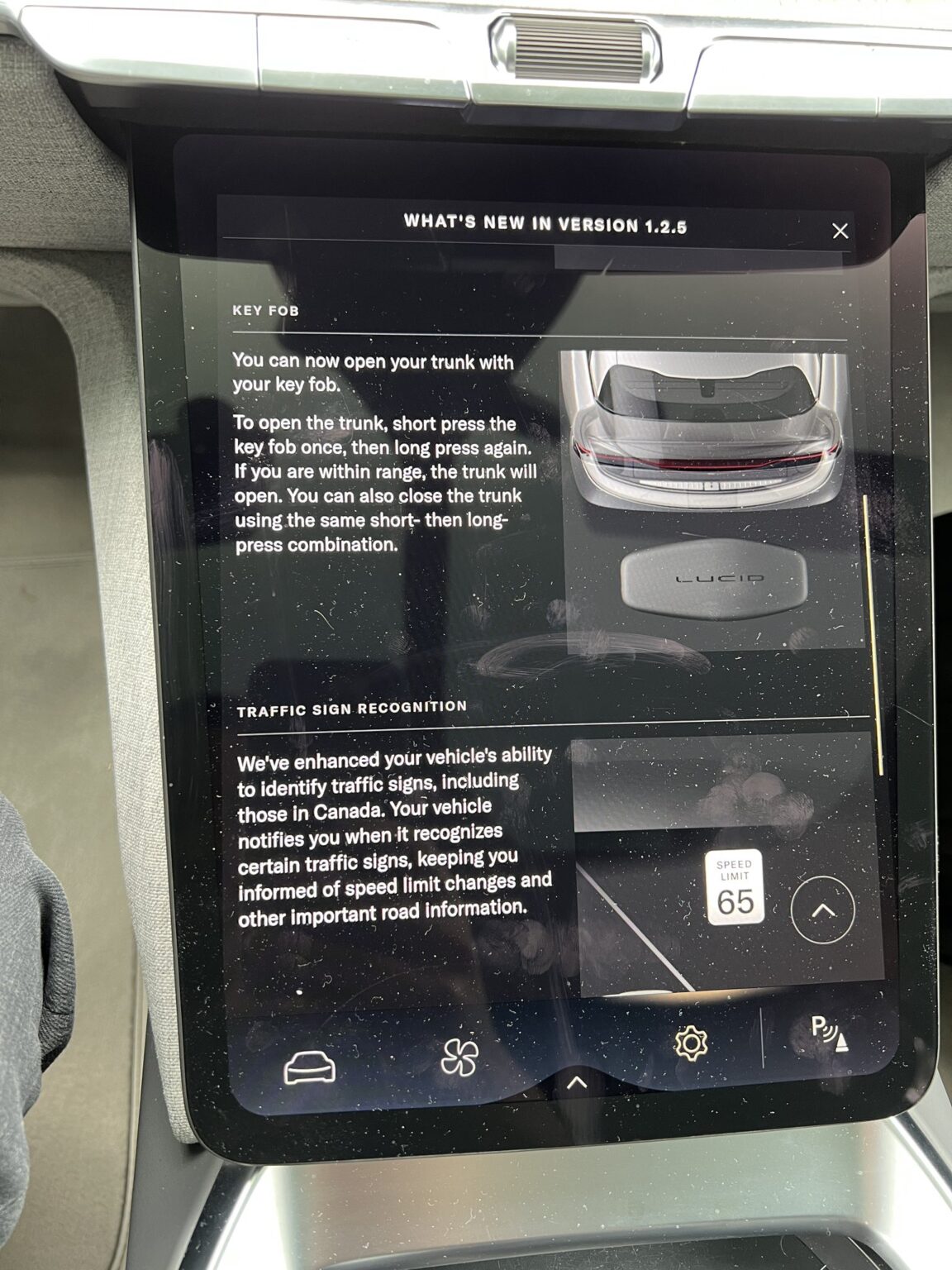 Lucid Motors Releases Lucid Air Update Improving Key Fob, Traffic Signs ...