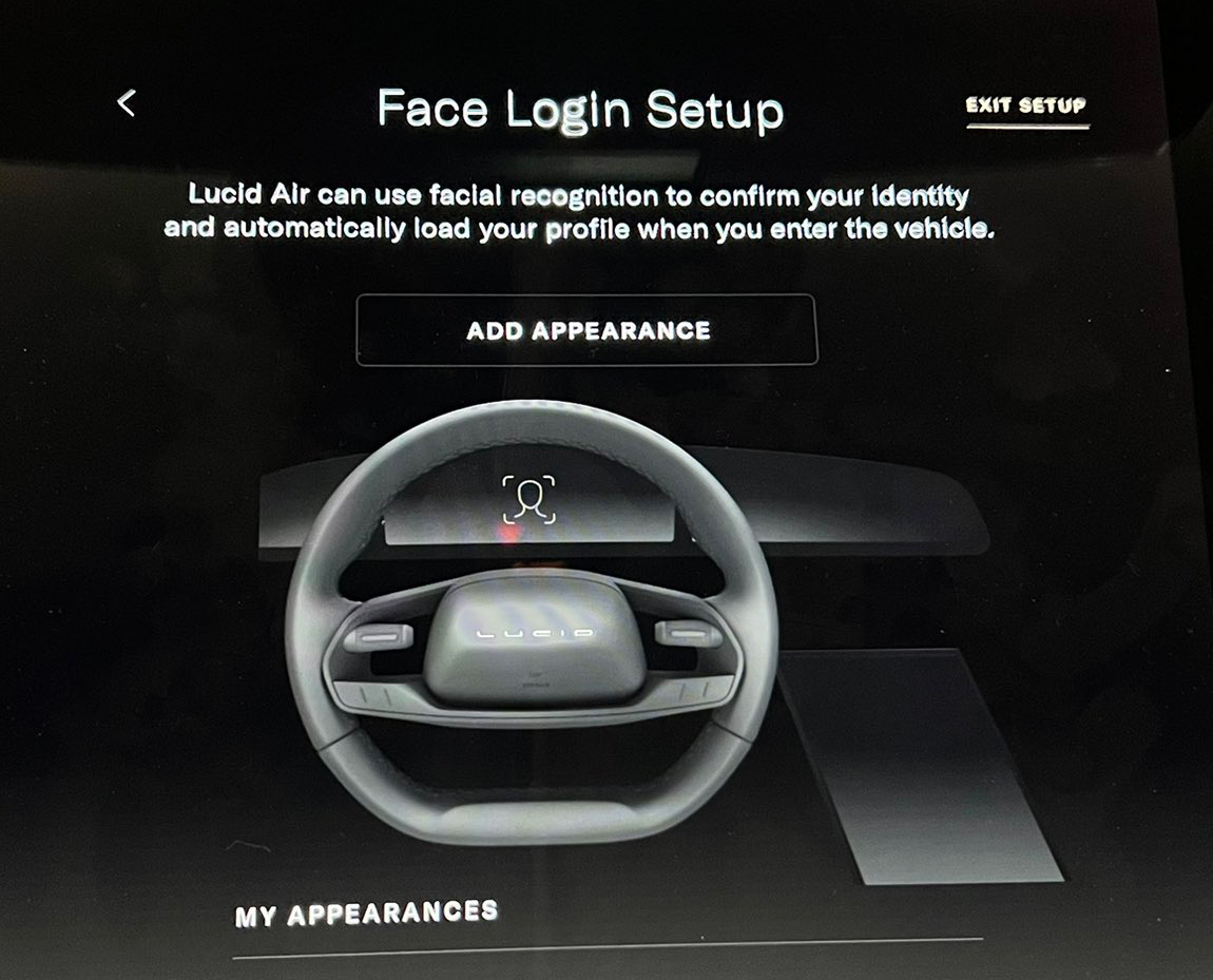 The Lucid Air Has Face Detection To Drive Car & Settings - Lucid ...