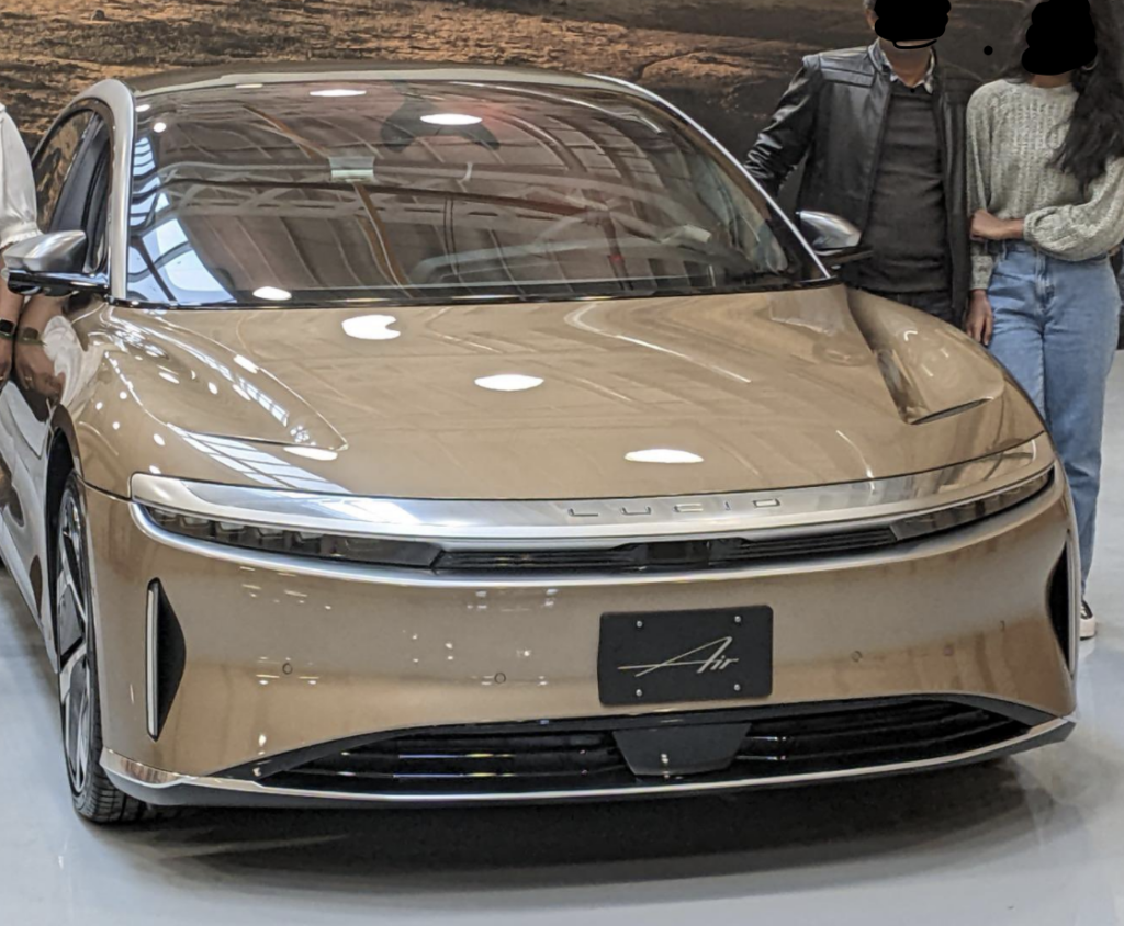 Photos Of The Lucid Air With Front License Plate Attached - Lucid ...