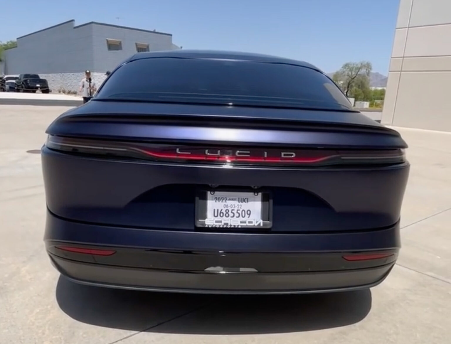 Lucid Air In Purple - Lucid Insider Blog - Lucid Air & Lucid Motors News