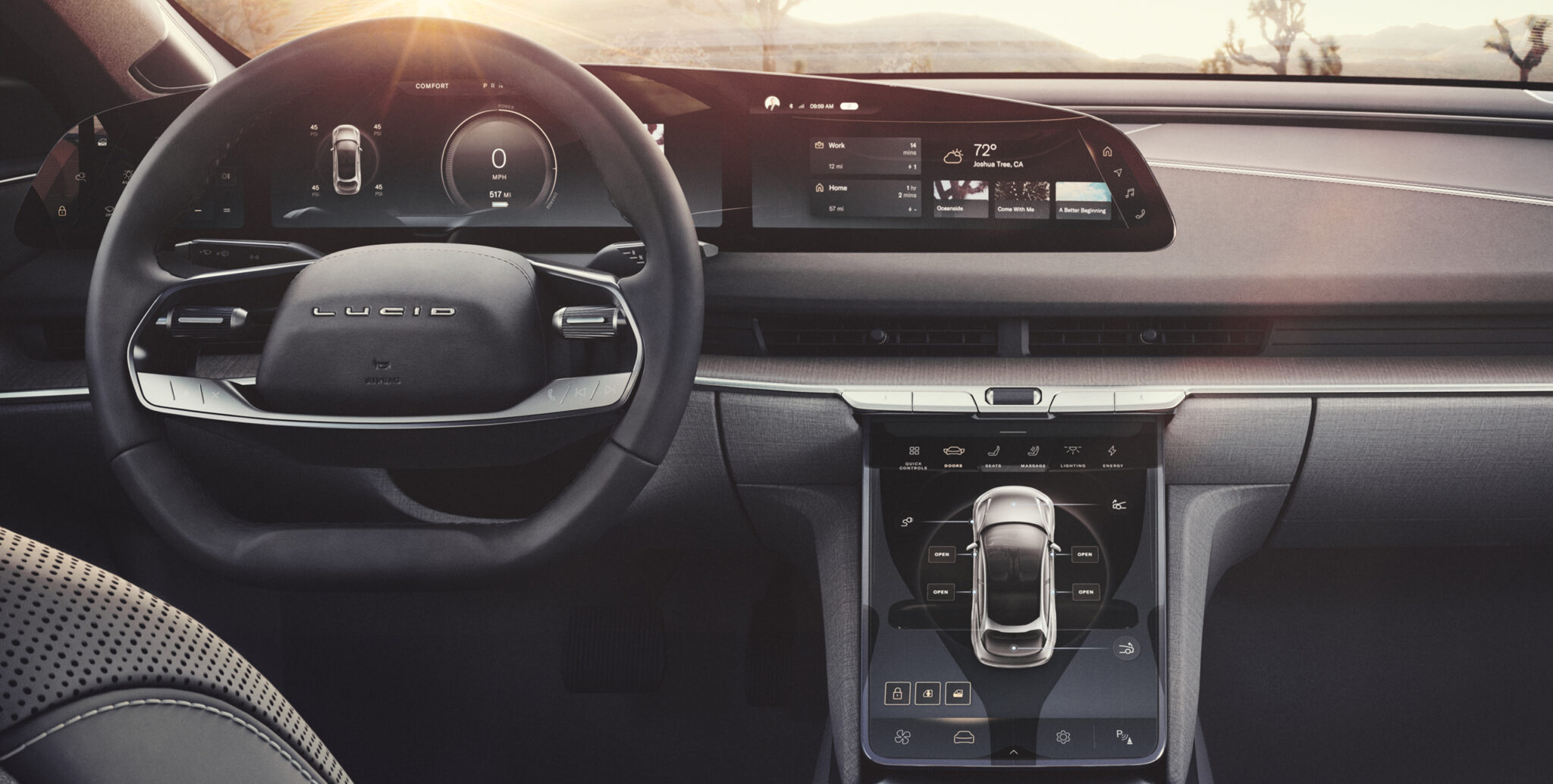 Will Lucid Motors Adopt CarPlay Fully To Take Over Glass Cockpit ...